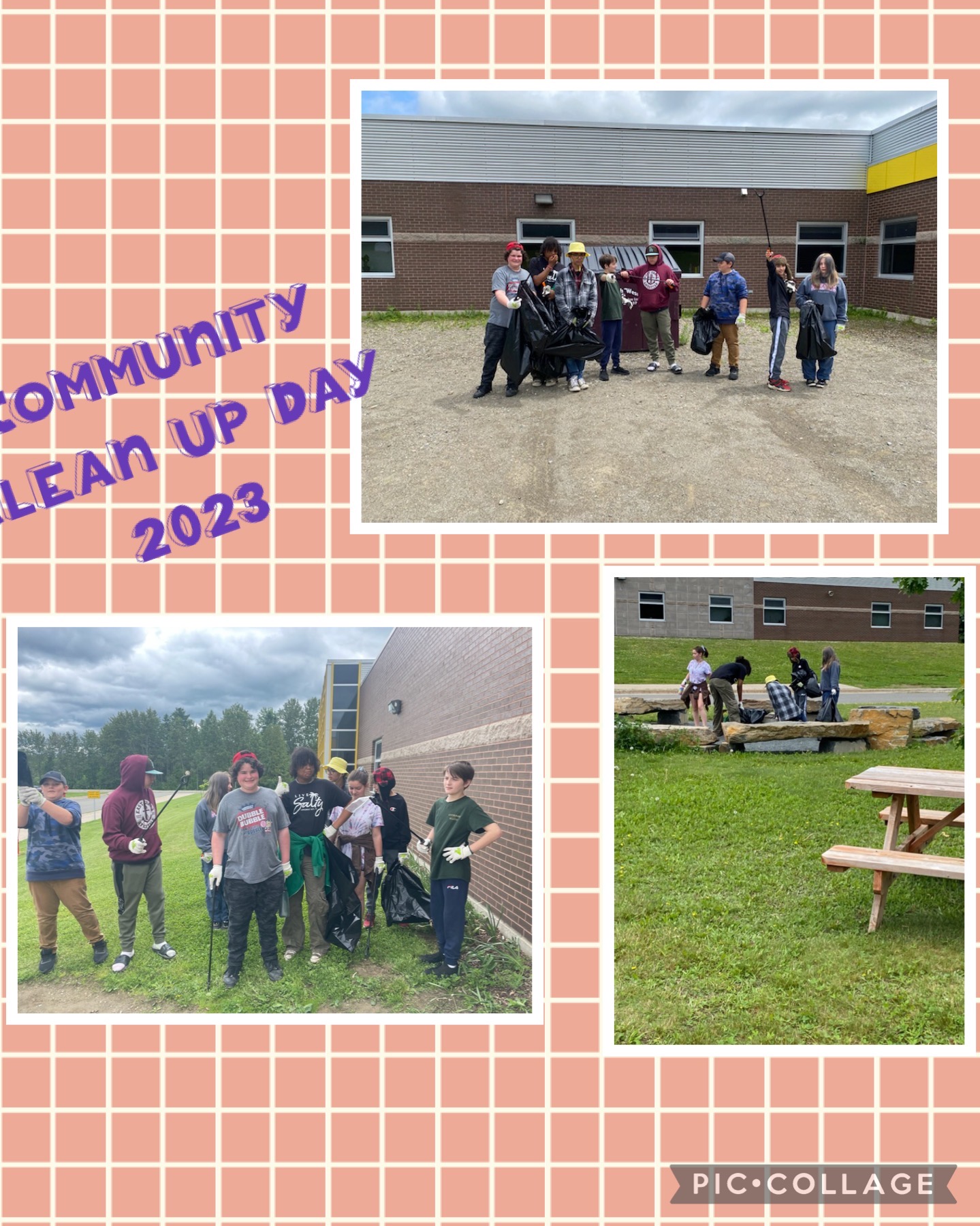 Perth-Andover Middle School Students Clean School Grounds for Community ...